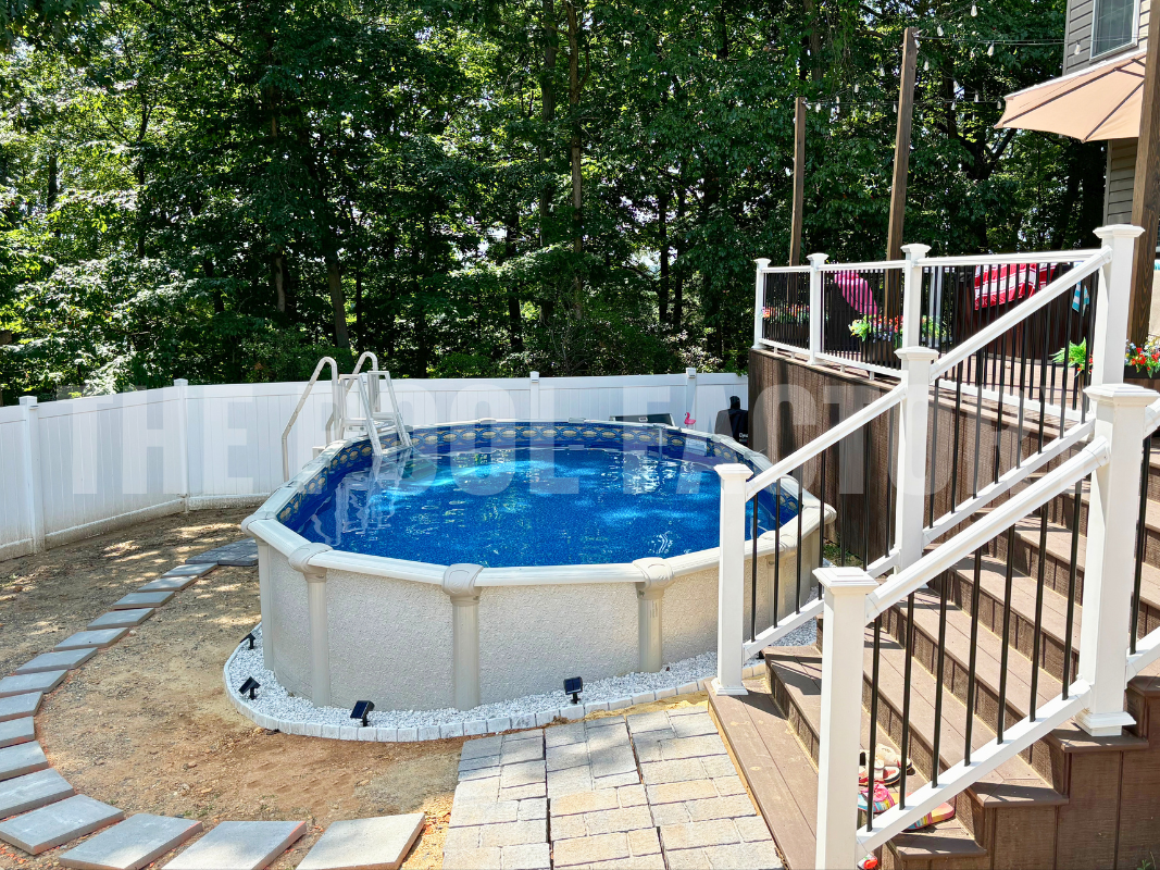15'x24'x54" Signature RTL Oval Pool | Above Ground Pools – The Pool Factory