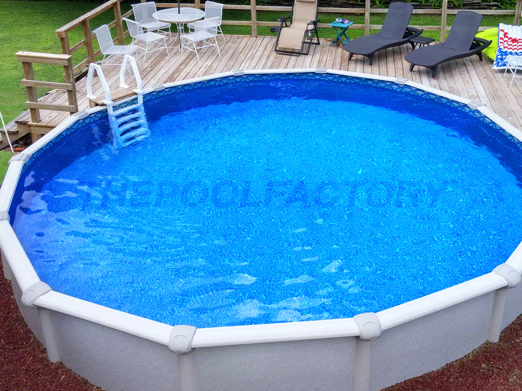 30'X54" Signature RTL Round Pool | Above Ground Pools – The Pool Factory
