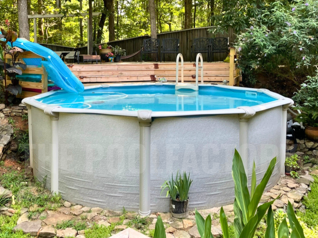 30'X54" Signature RTL Round Pool | Above Ground Pools – The Pool Factory