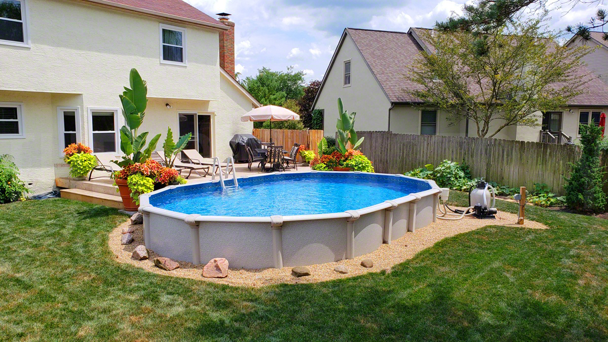 18'x40'x54" Signature RTL Oval Pool | Above Ground Pools – The Pool Factory