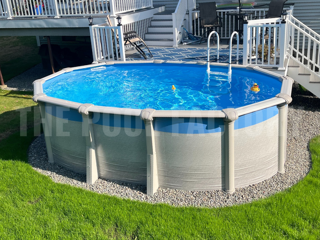 15'x30'x54" Signature RTL Oval Pool | Above Ground Pools – The Pool Factory