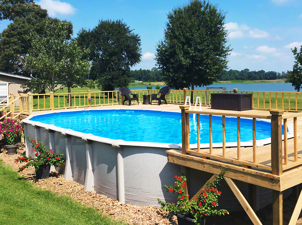 8'x15'x52" Signature RTL Oval Pool | Above Ground Pools – The Pool Factory
