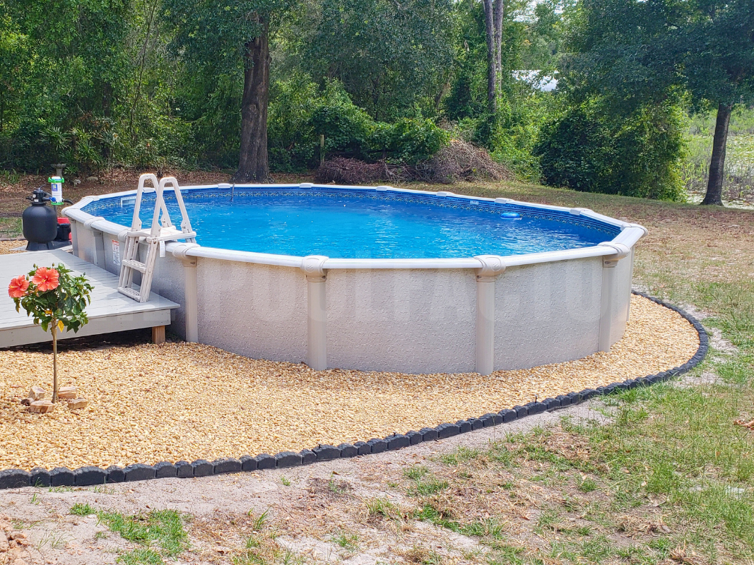 12'x18'x52" Signature RTL Oval Pool | Above Ground Pools – The Pool Factory