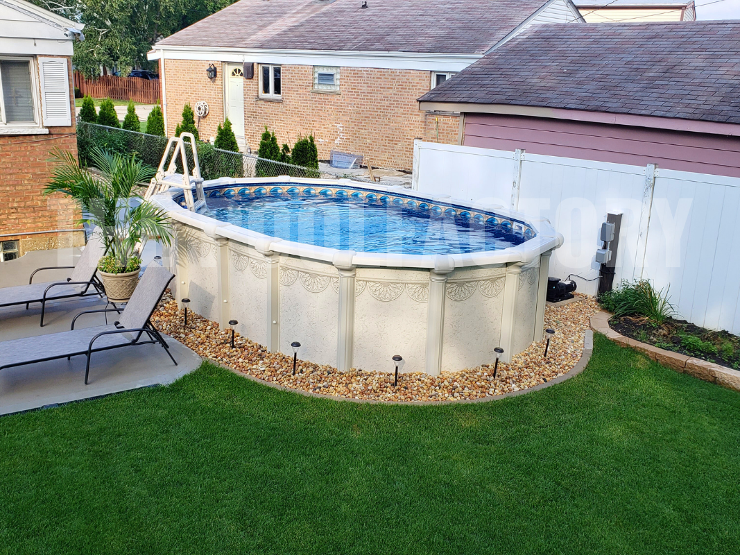 10'x18'x52" Hampton Oval Pool | Above Ground Pools – The Pool Factory