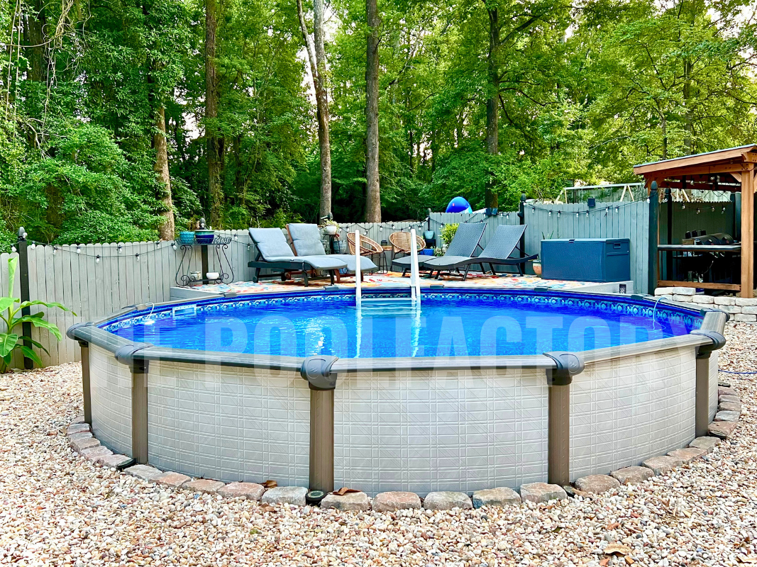 18'x54" Melenia Round Swimming Pool – The Pool Factory
