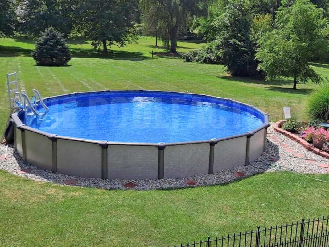 21'x54" Melenia Round Swimming Pool – The Pool Factory