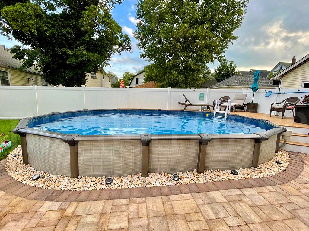 12'x24'x54" Melenia Oval Swimming Pool – The Pool Factory