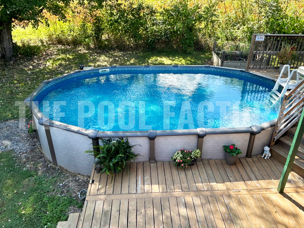 12'x24'x54" Melenia Oval Swimming Pool – The Pool Factory