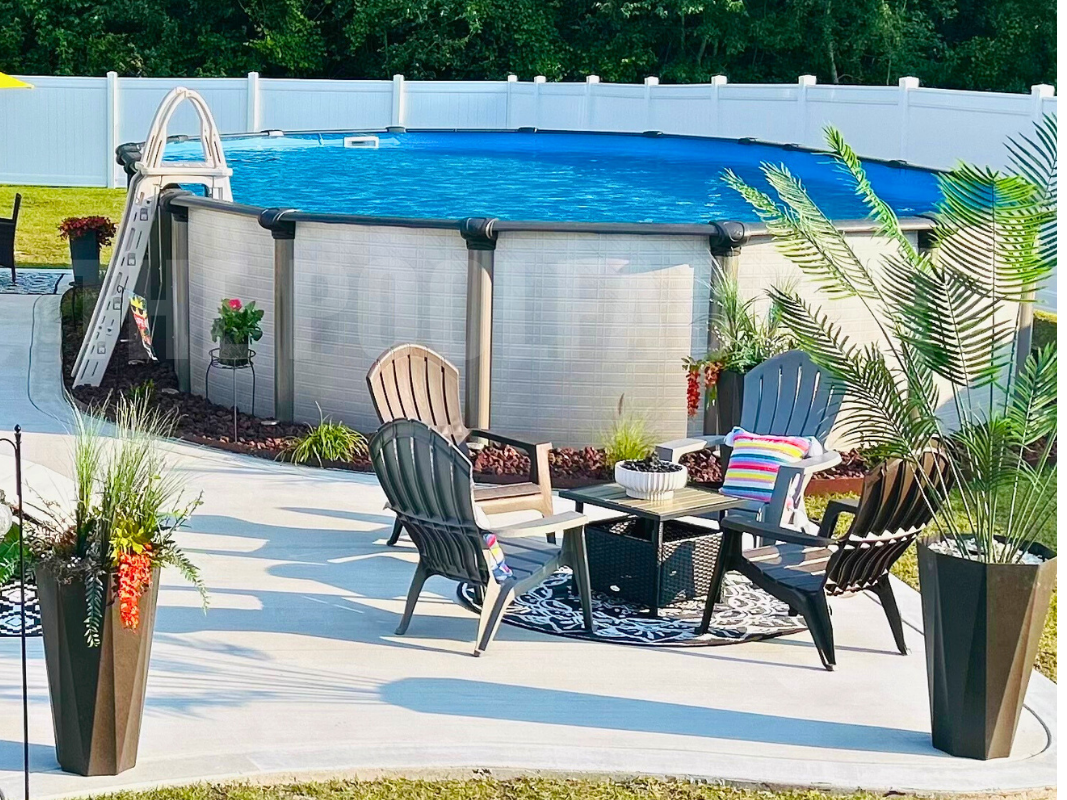 18'x40'x54" Melenia Oval Swimming Pool – The Pool Factory