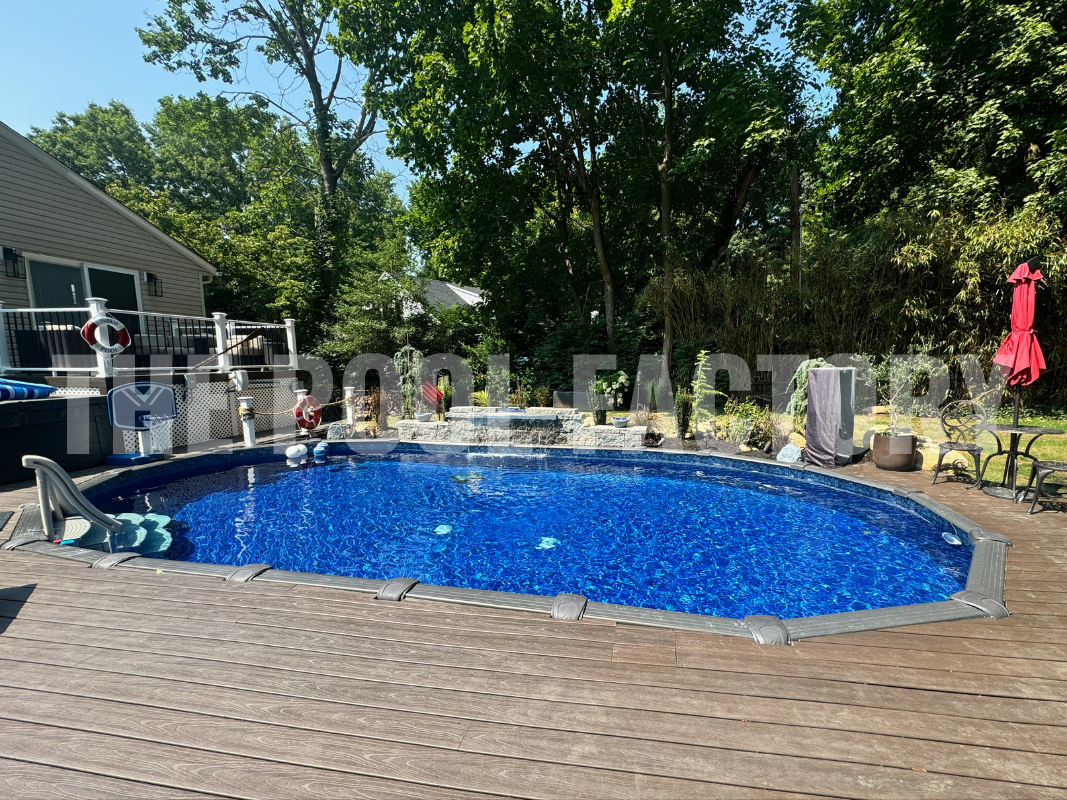 21'x43'x54" Melenia Oval Swimming Pool – The Pool Factory