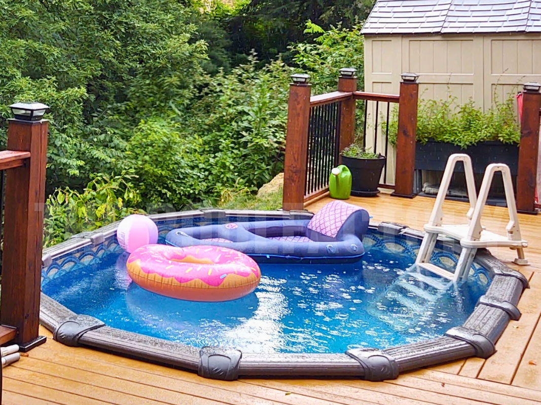 10'x16'x54" Melenia Oval Swimming Pool – The Pool Factory