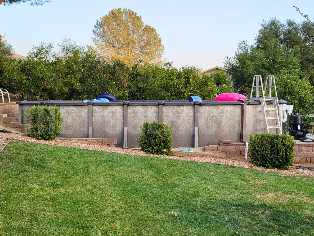 Buy 18'x40'x54 Saltwater LX Oval Above Ground Pool – The Pool Factory