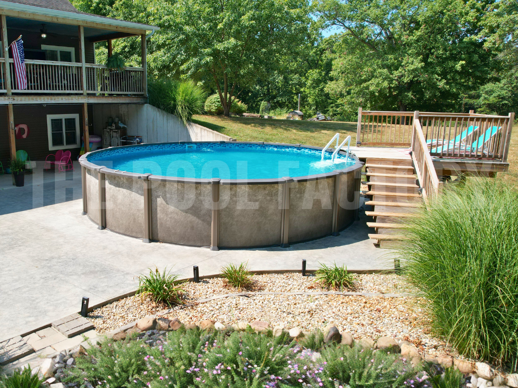 18'x54" Saltwater LX Round Above Ground Pool – The Pool Factory