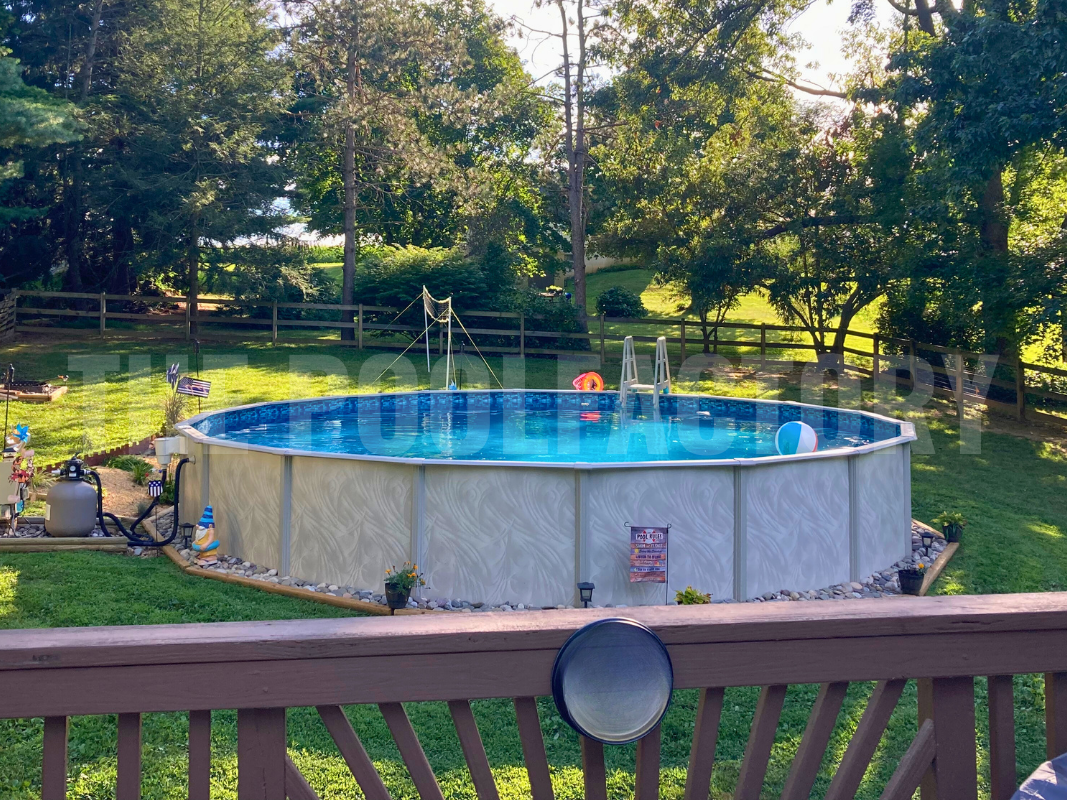 18'x52" Bristol Round Above Ground Pool | The Pool Factory