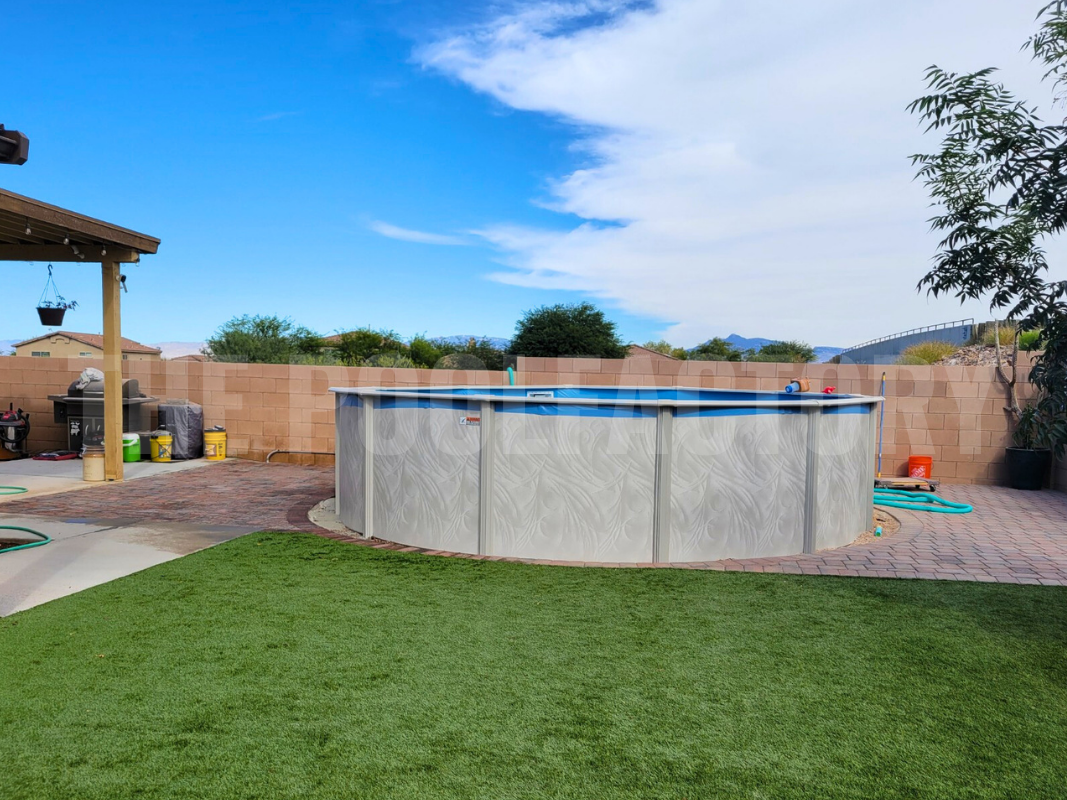 21'x52" Bristol Round Pool | Above Ground Pools – The Pool Factory