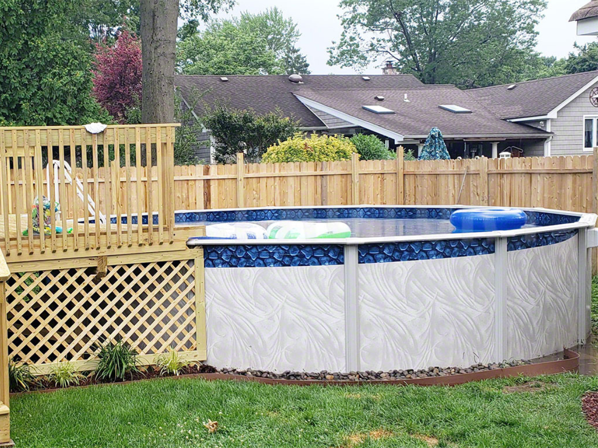 21'x52" Bristol Round Pool | Above Ground Pools – The Pool Factory