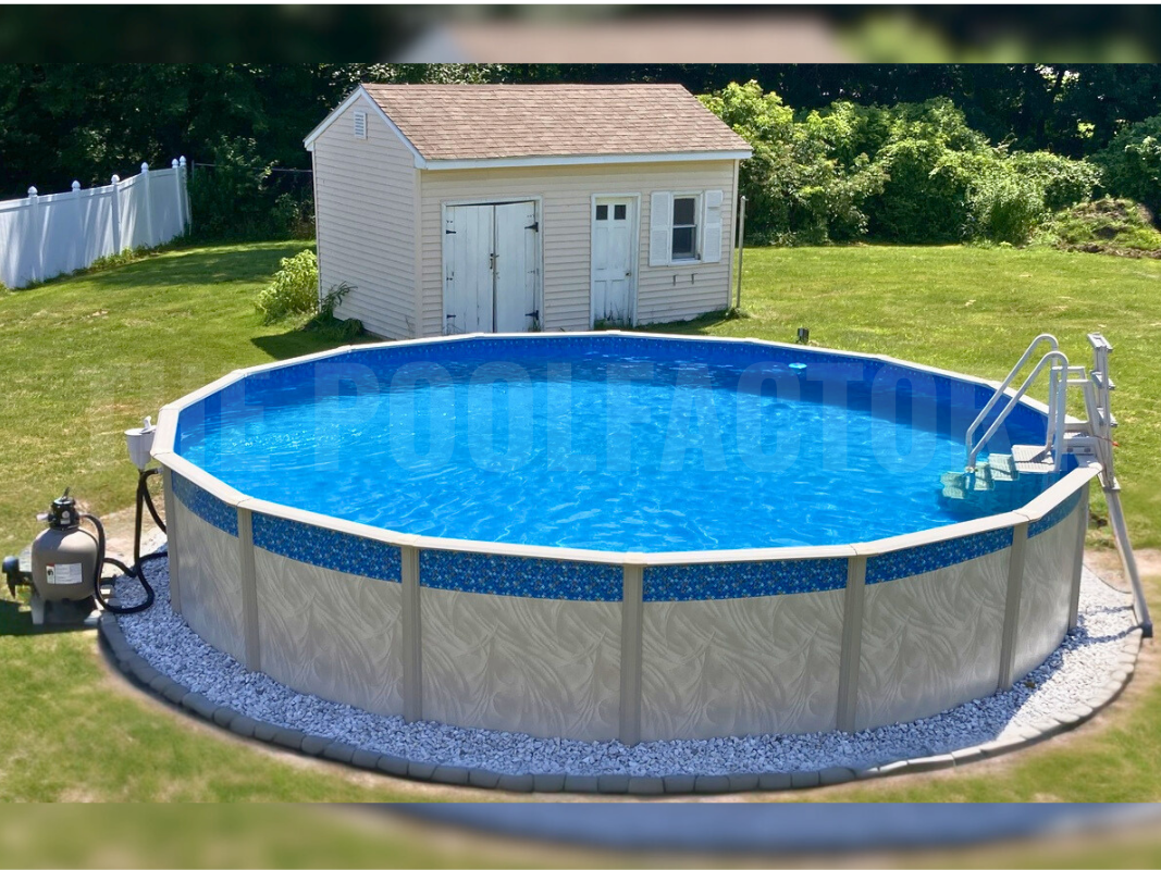 12'x52" Bristol Round Above Ground Pool | The Pool Factory