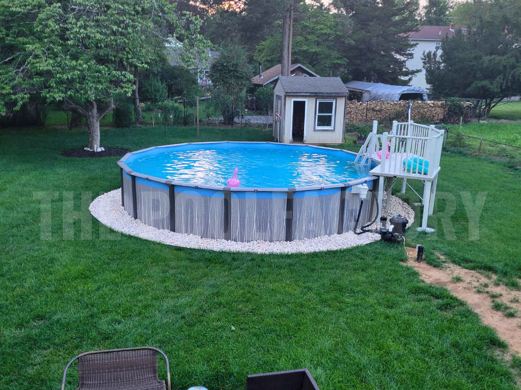 21'X52" Boreal Round Pool | Above Ground Pools – The Pool Factory