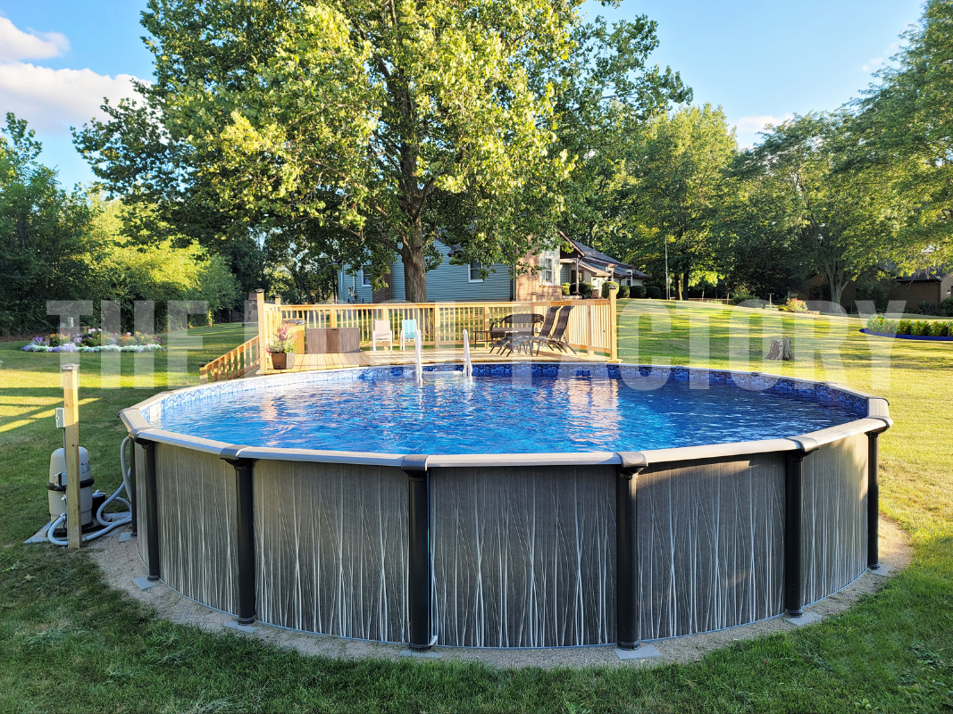 21'X52" Boreal Round Pool | Above Ground Pools – The Pool Factory