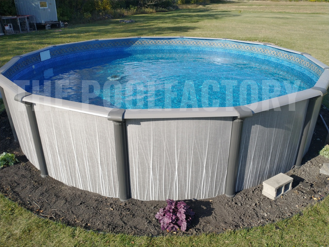 24'X52" Boreal Round Pool | Above Ground Pools – The Pool Factory