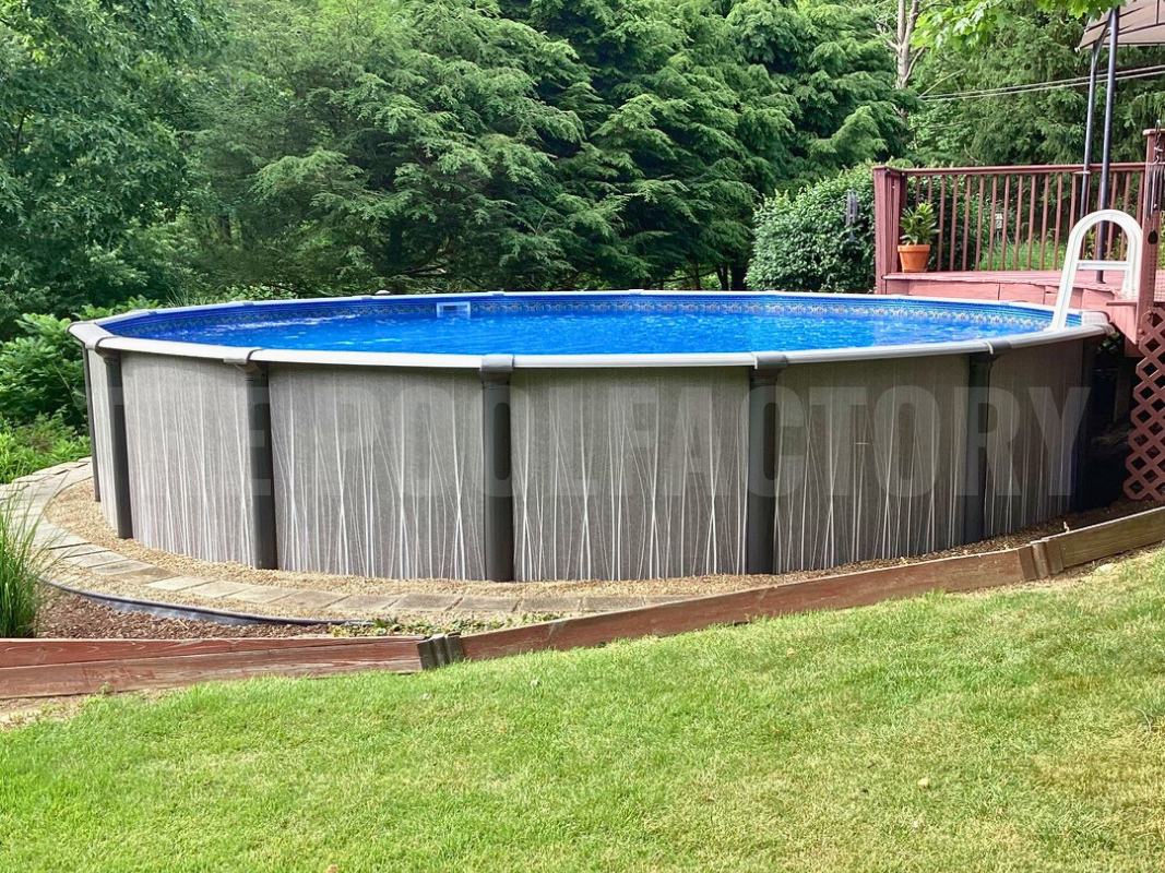 24'X52" Boreal Round Pool | Above Ground Pools – The Pool Factory