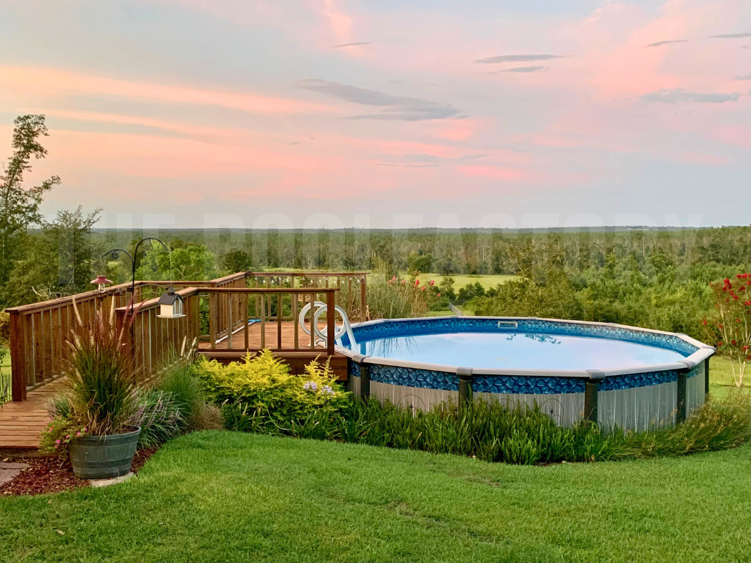 30'X52" Boreal Round Pool | Above Ground Pools – The Pool Factory