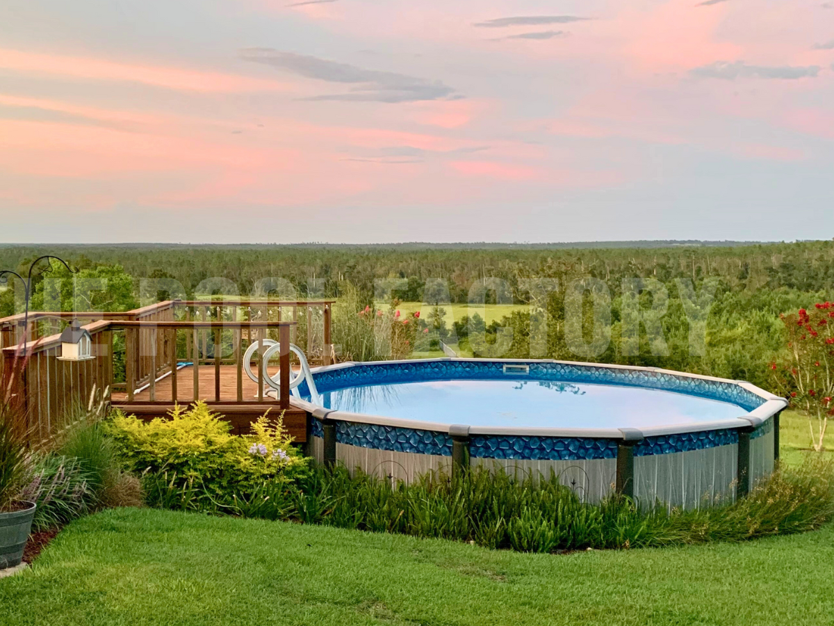 14'x20'x52" Boreal Oval Pool | Above Ground Pools – The Pool Factory