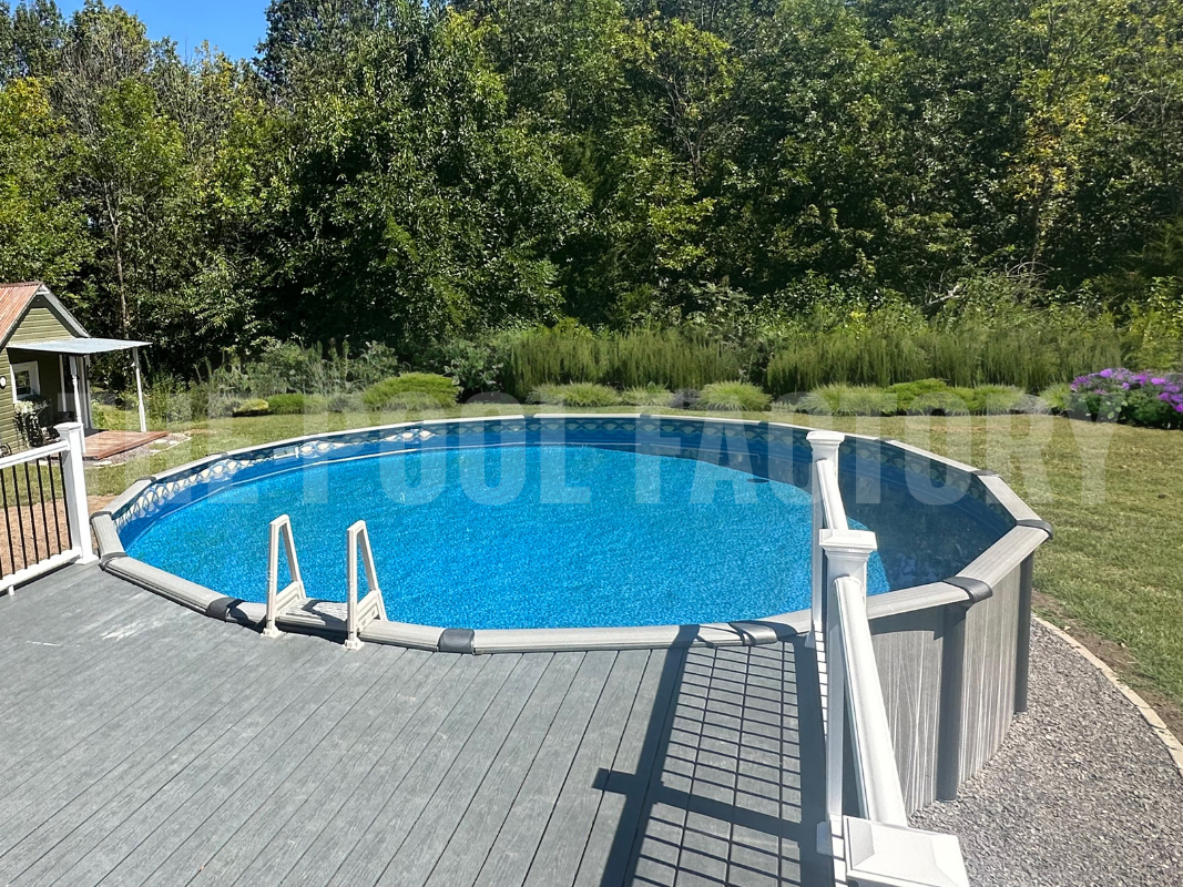14'x20'x52" Boreal Oval Pool | Above Ground Pools – The Pool Factory