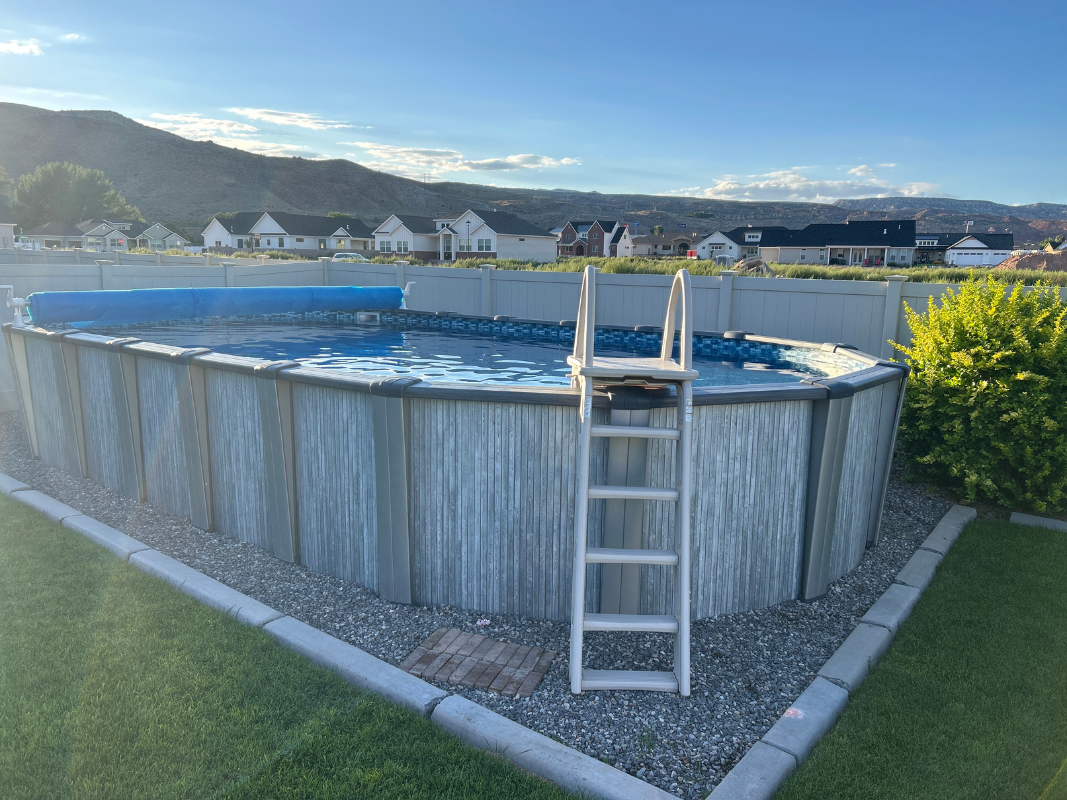 18'x40'x54" Tribeca Oval Above Ground Pool – The Pool Factory