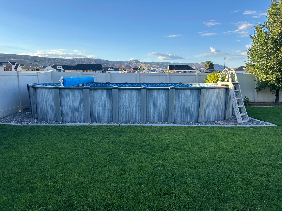 15'x30'x54" Tribeca Oval Above Ground Pool – The Pool Factory