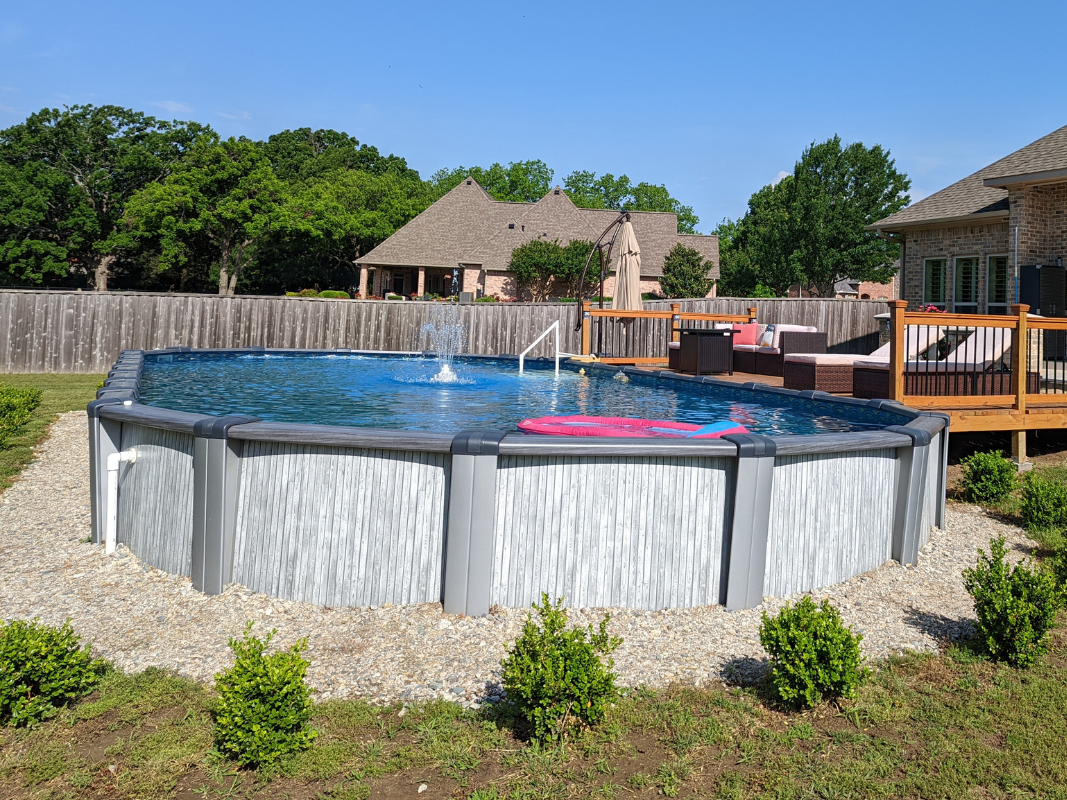 15'x30'x54" Tribeca Oval Above Ground Pool – The Pool Factory