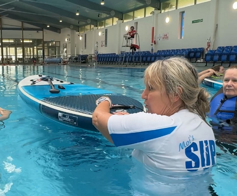 SUP Rescue with Moi's SUP School and Plus Sized Paddler