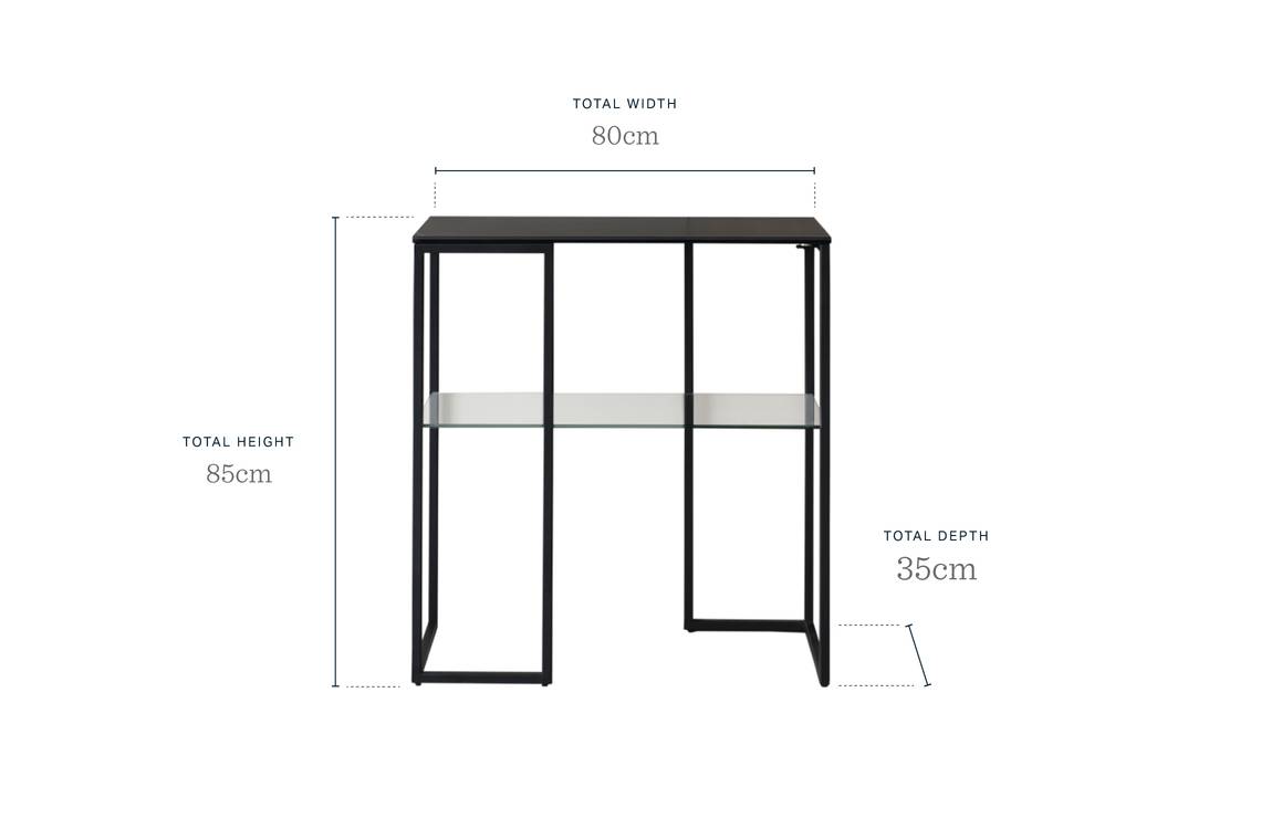 Georgia Small White Ceramic Console Living Room by Danetti
