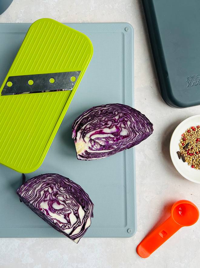 Confit Turkey Leg with Pickled Red Cabbage Recipe | Joseph Joseph US