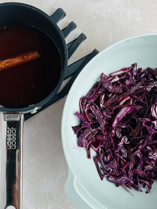 Confit Turkey Leg with Pickled Red Cabbage Recipe | Joseph Joseph US