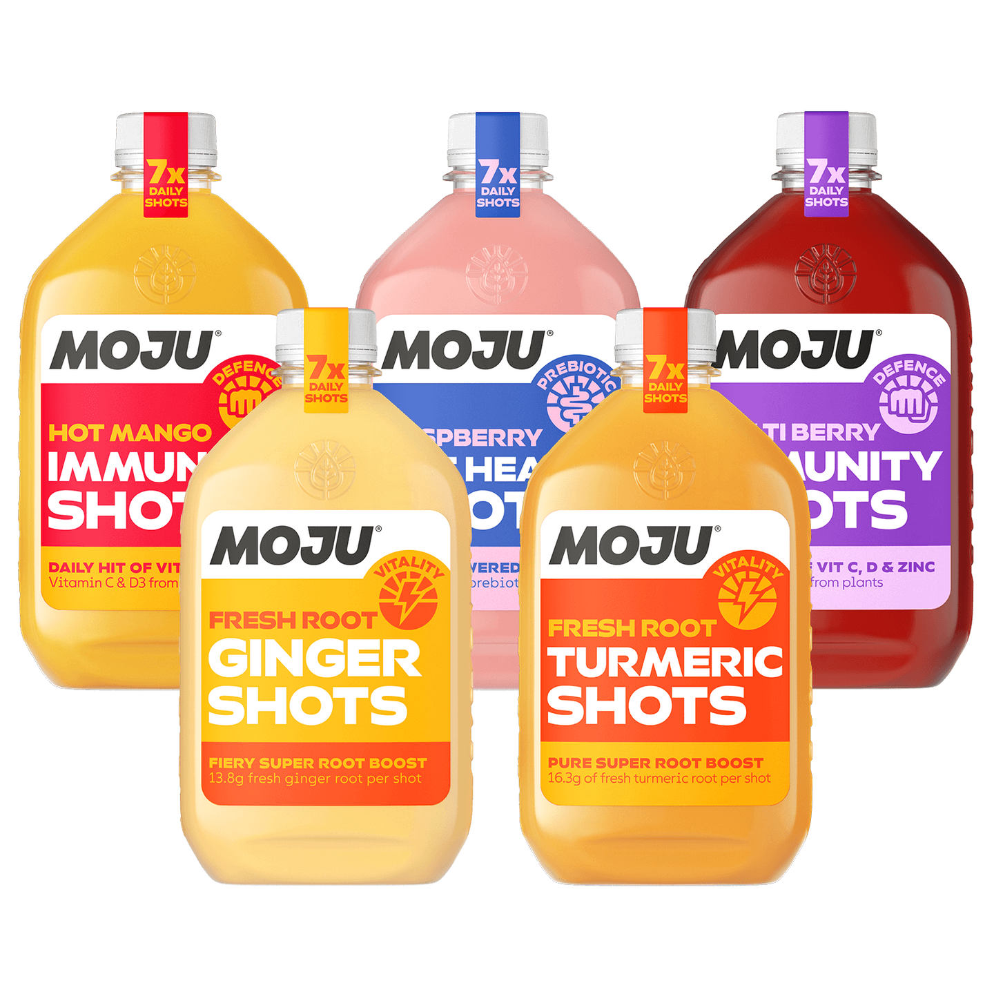 MOJU Starter Pack | Ginger Shots | Turmeric Shots | Immunity Shots ...
