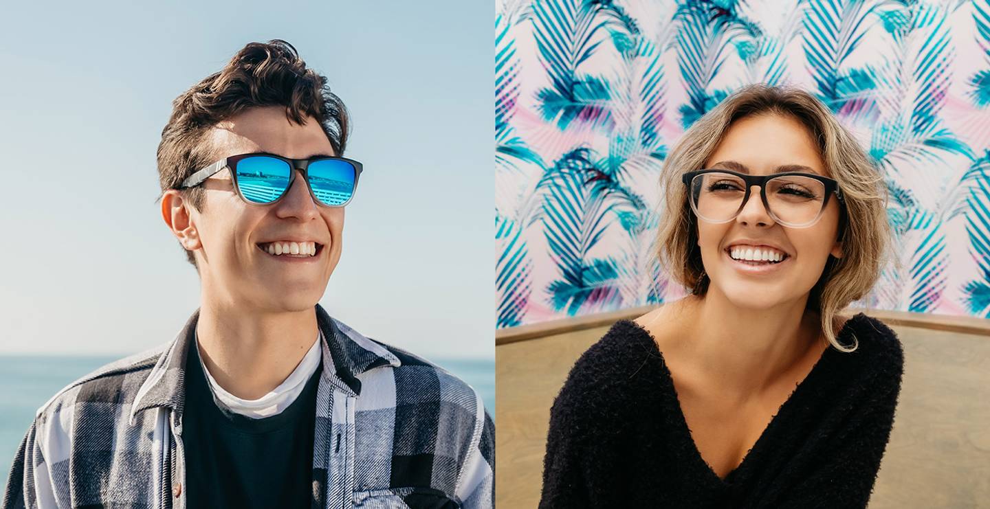 Rock Break Round RX Glasses - Black & Crystal Clear Frame With Tortoise ...