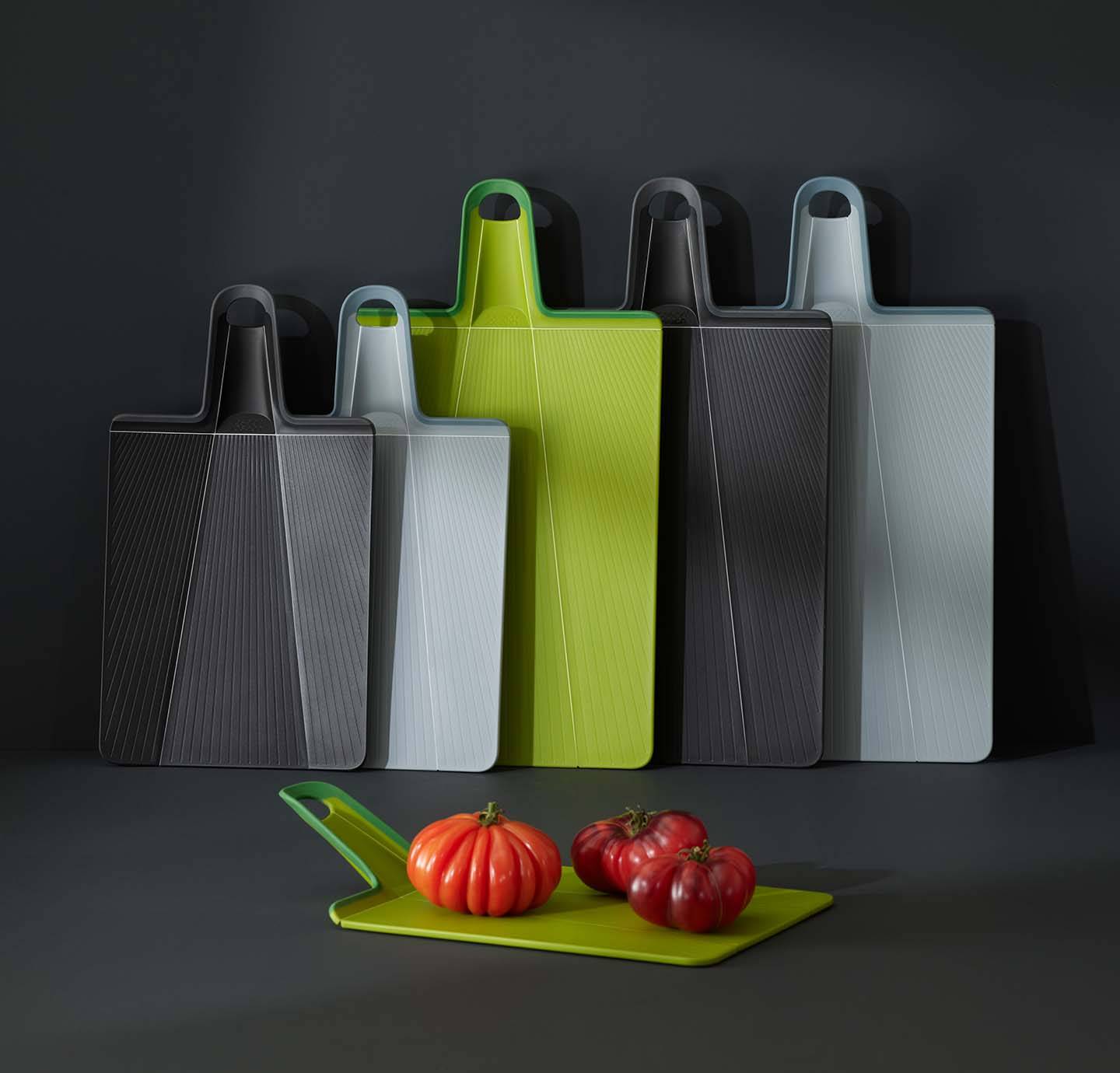 Chop2Pot™ Plus Folding Chopping Board - Green | Joseph Joseph