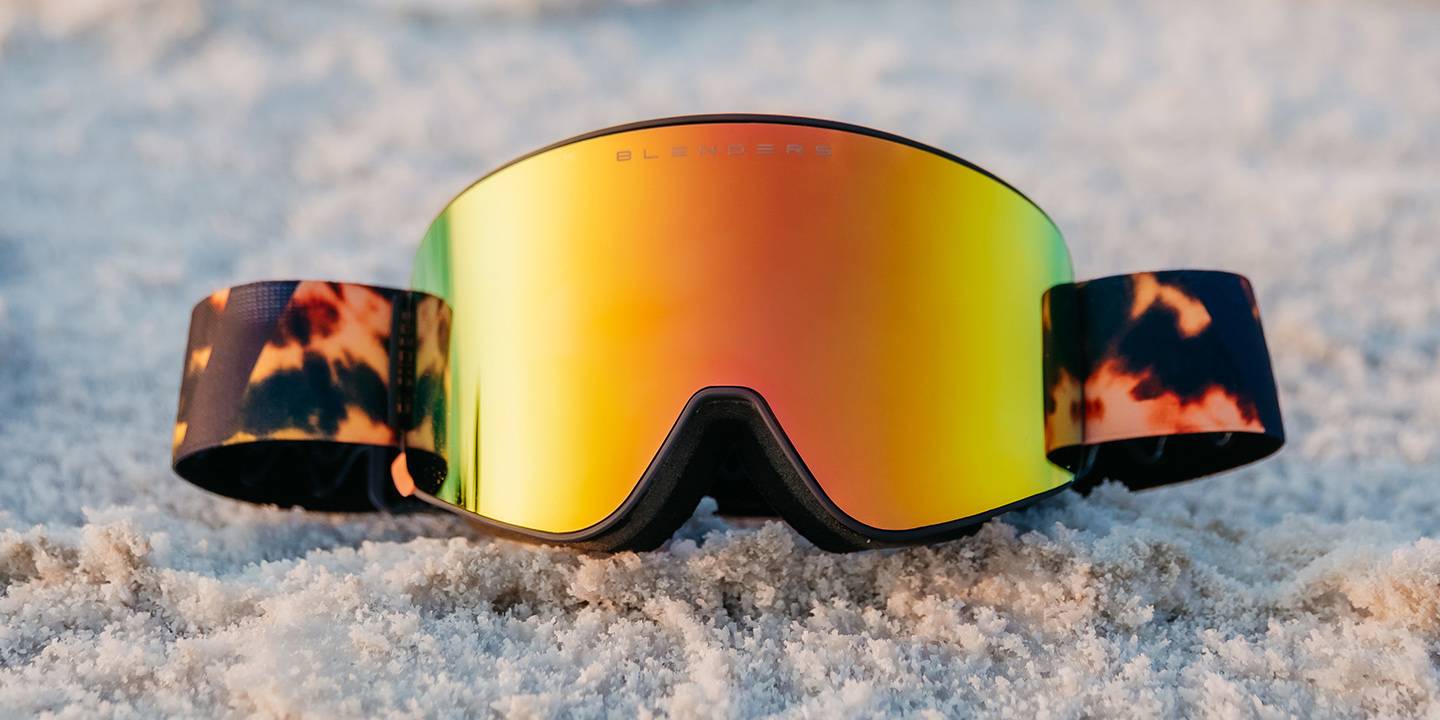 Flame Mingo Snowboard & Ski Goggles - Orange Goggles for Snow ...