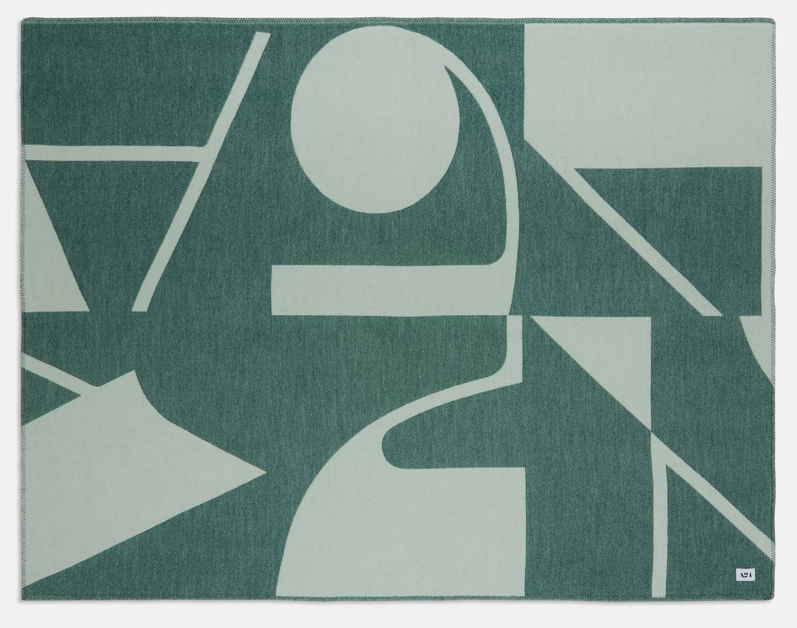 Green Logo Scramble Blanket – A24 Shop
