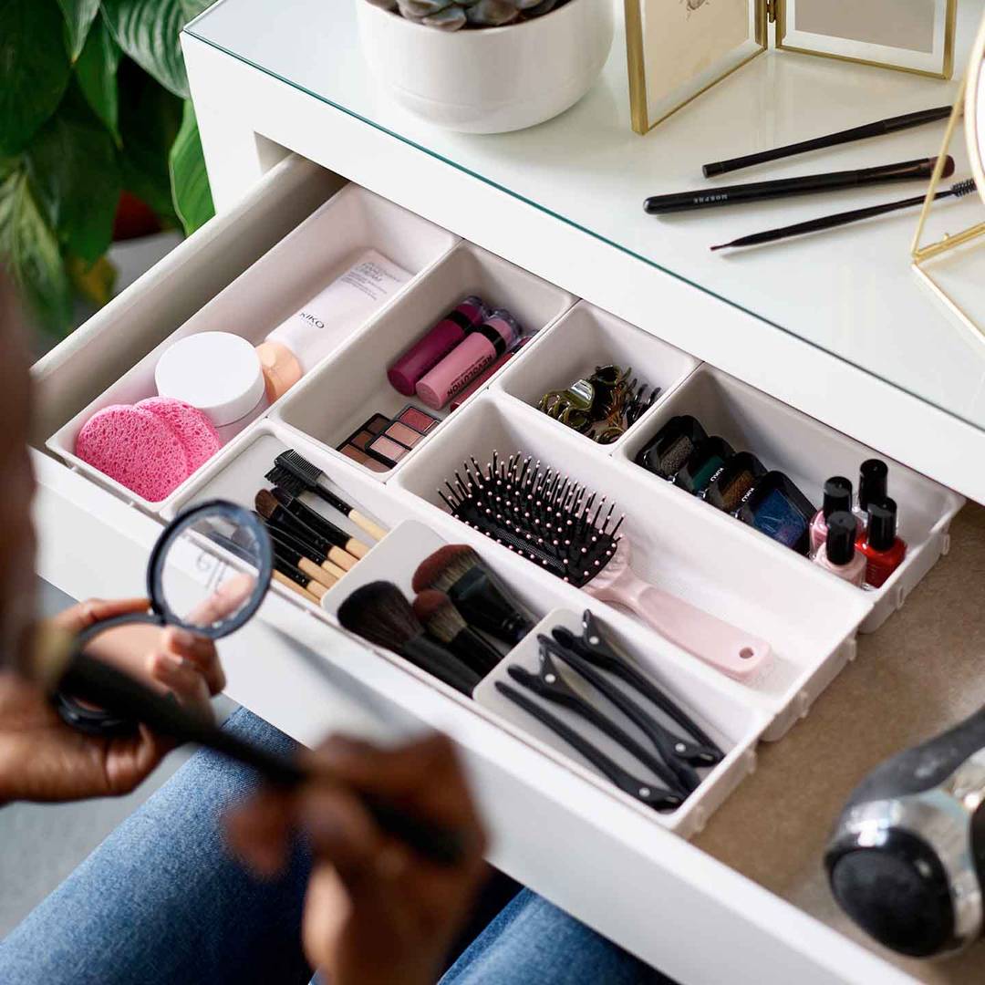 Viva 12-piece Makeup Drawer Organiser Set | Joseph Joseph UK