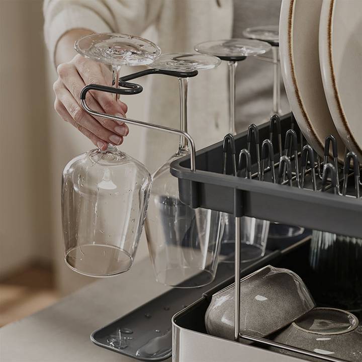 Excel™ Steel 2-Tier Dish Rack | Joseph Joseph