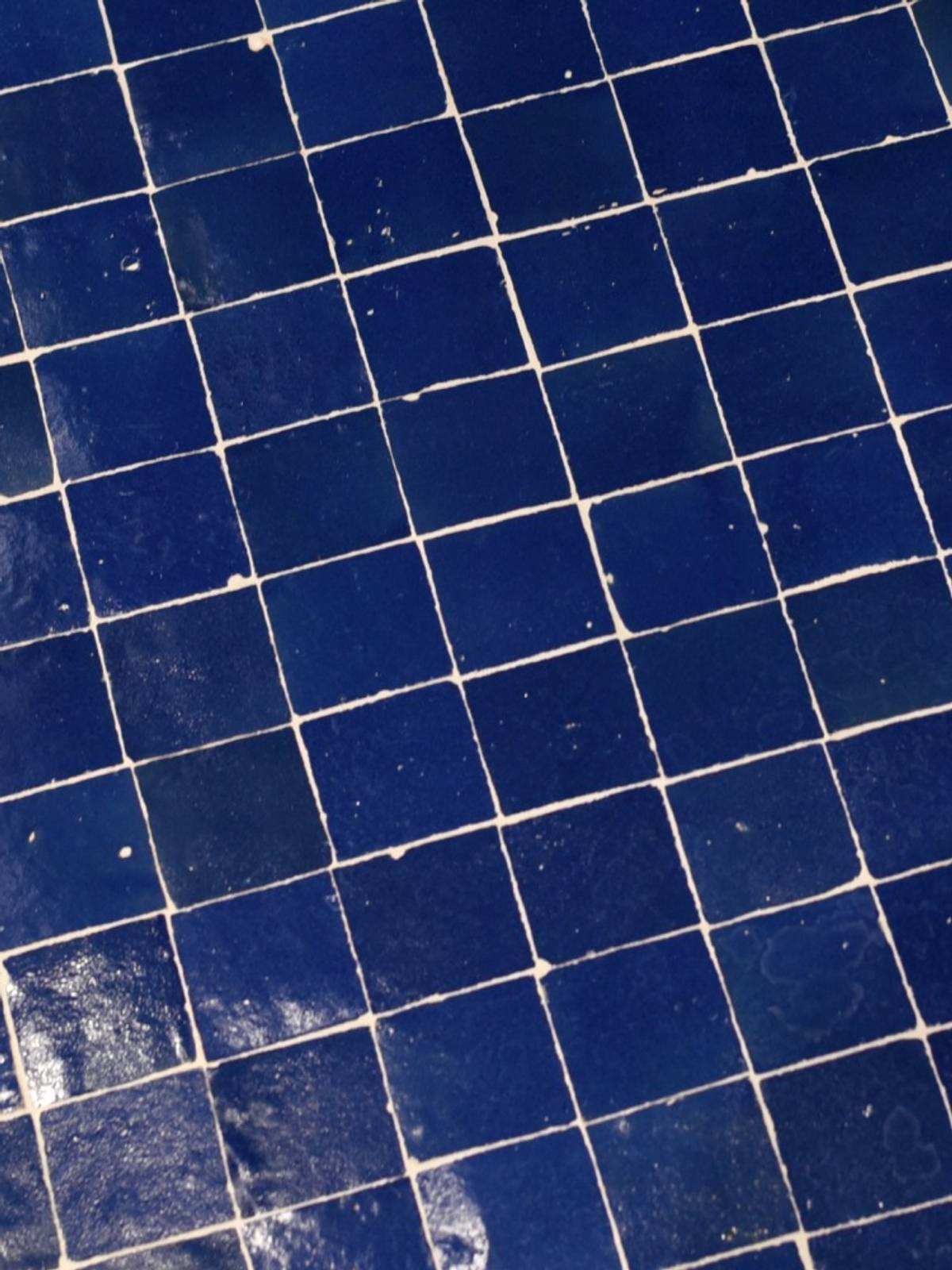 zellige tile | ancient sea dark blue 2" square | clé – clé tile