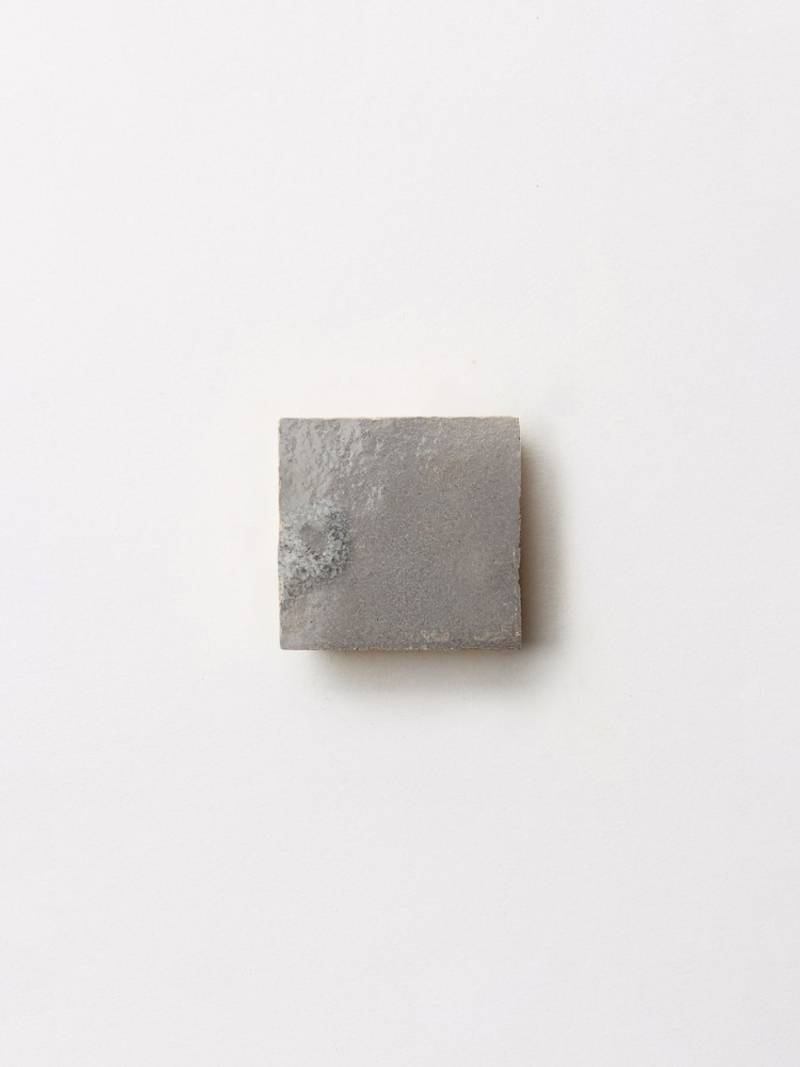 zellige tile | gray tile | tarnished silver 2" square | clé – clé tile