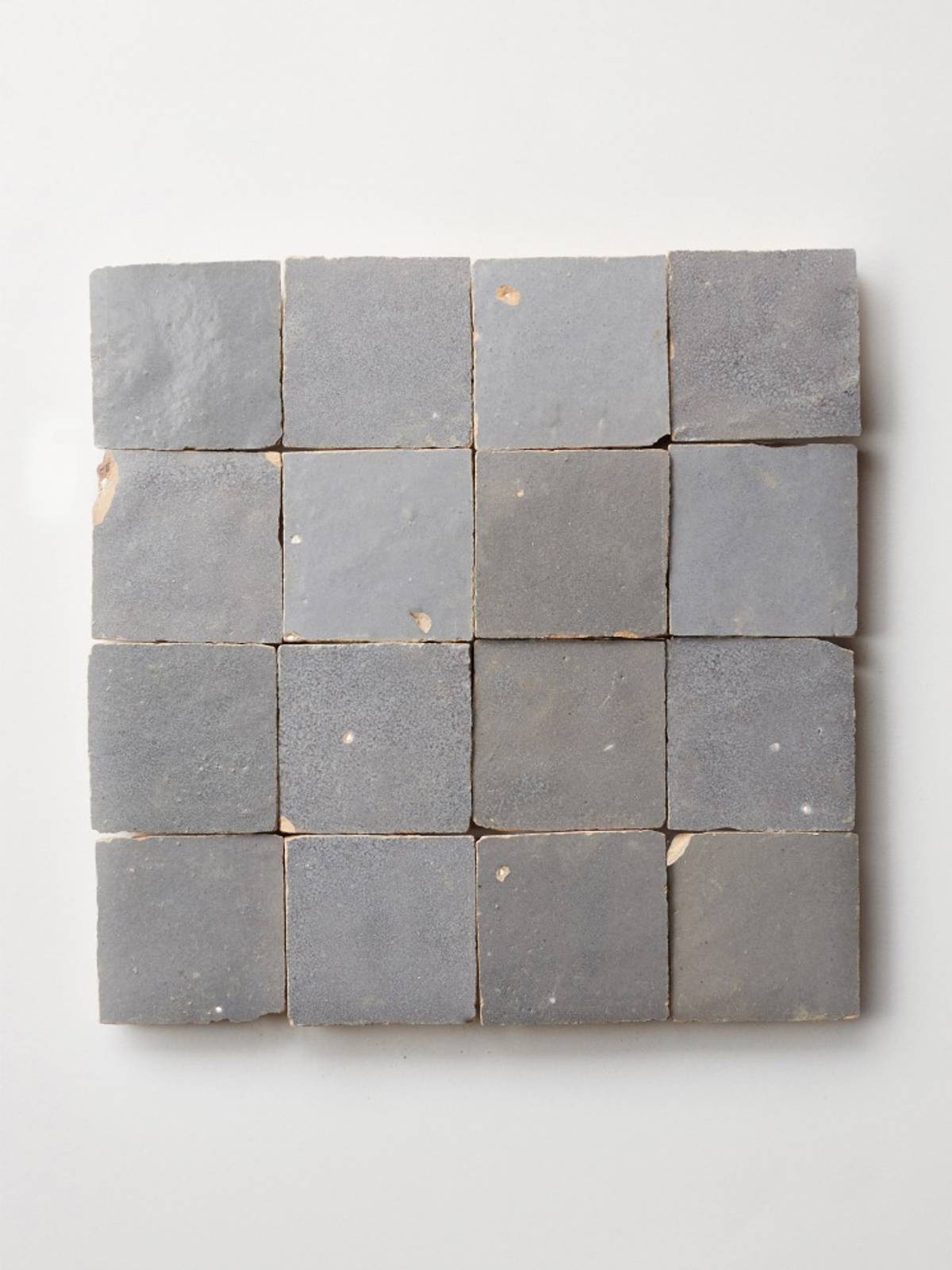 zellige tile | gray tile | tarnished silver 2" square | clé – clé tile