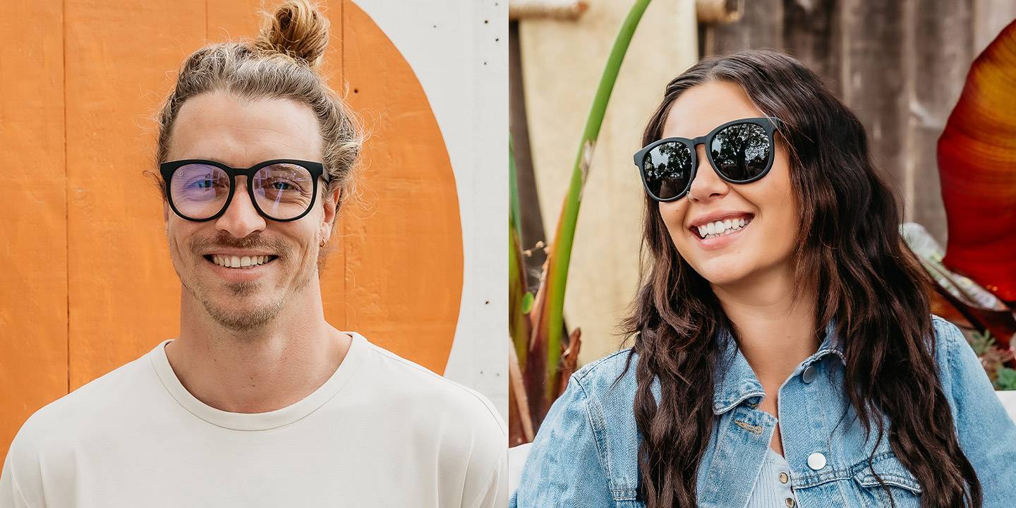 Moon Dawg RX Sunglasses - Polarized Smoke Lens & Matte Black Round ...