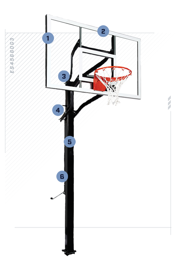 X560 Basketball Hoop - 60 Inch Backboard | Goalsetter