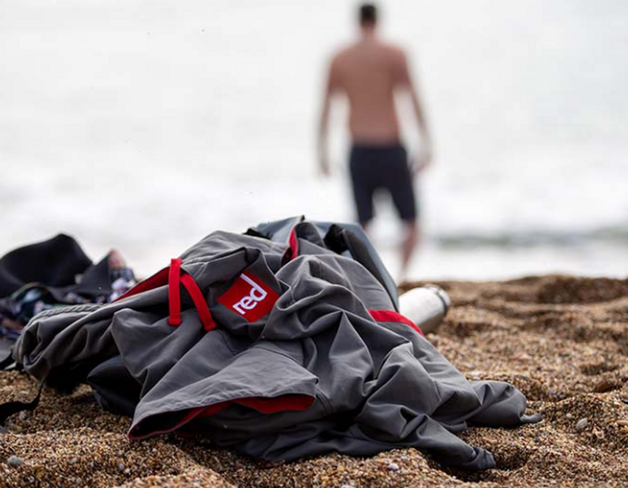 Red Original | Men's Quick Dry Change Robe - Grey