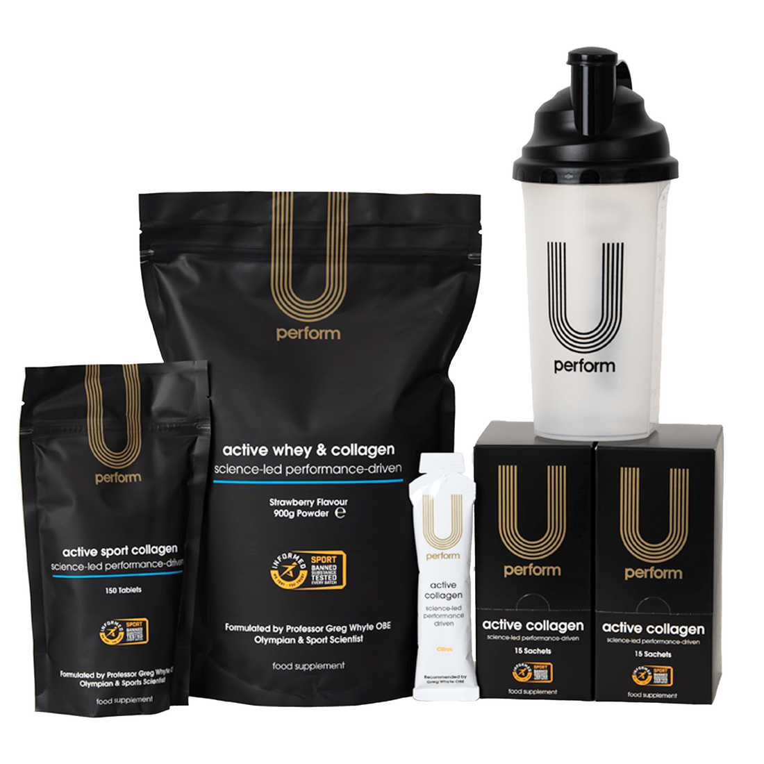 The Recovery Stack | 20% off our best selling collagen products – U Perform