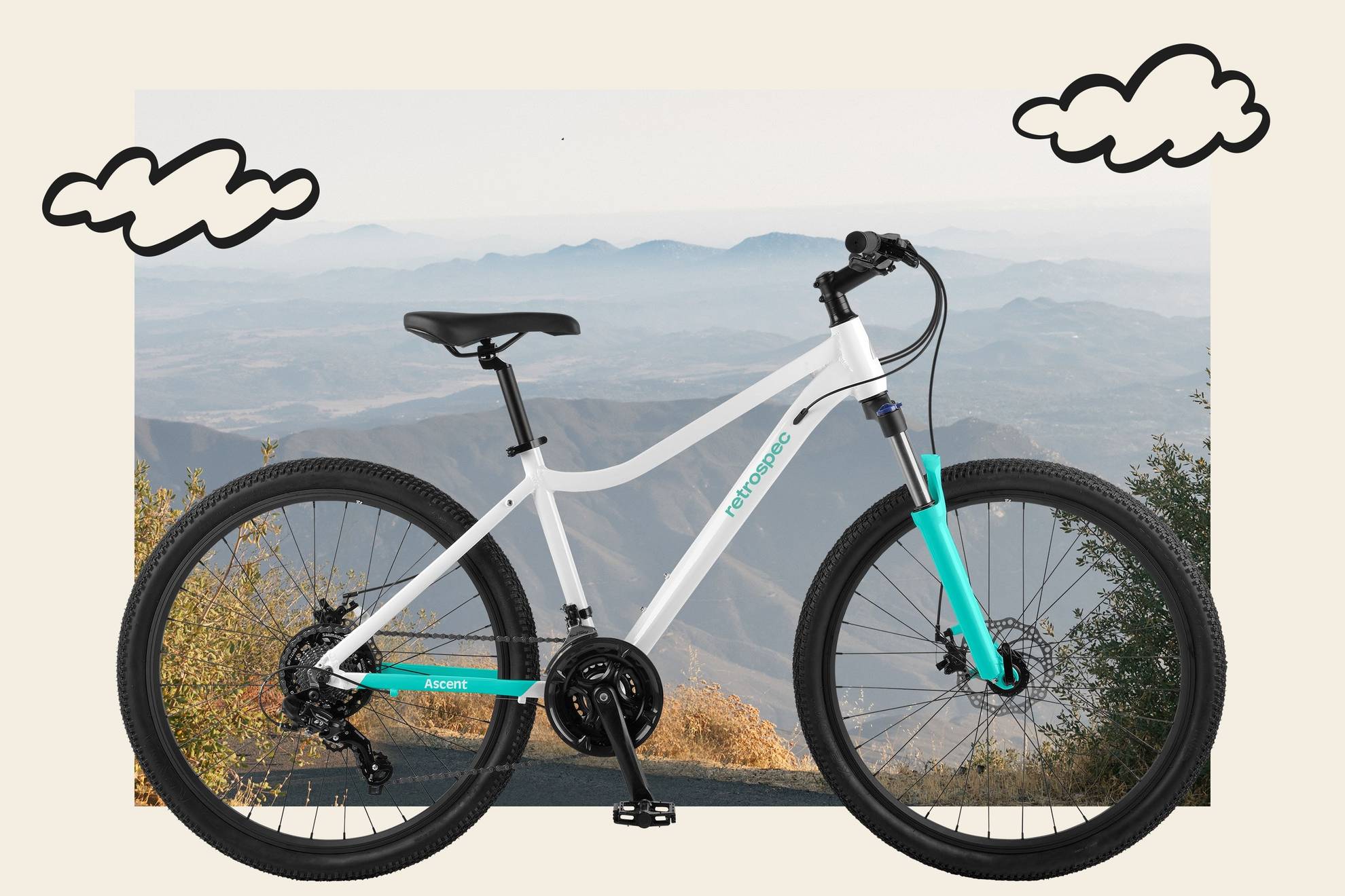 Ascent Mountain Bike - 26" | Retrospec